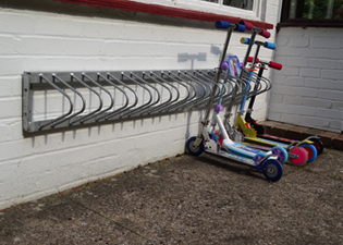 Children's Scooter Storage Racks For Schools